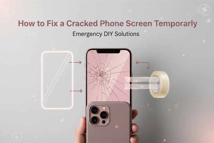 How to Fix a Cracked Phone Screen Temporarily: 5 Emergency DIY ...