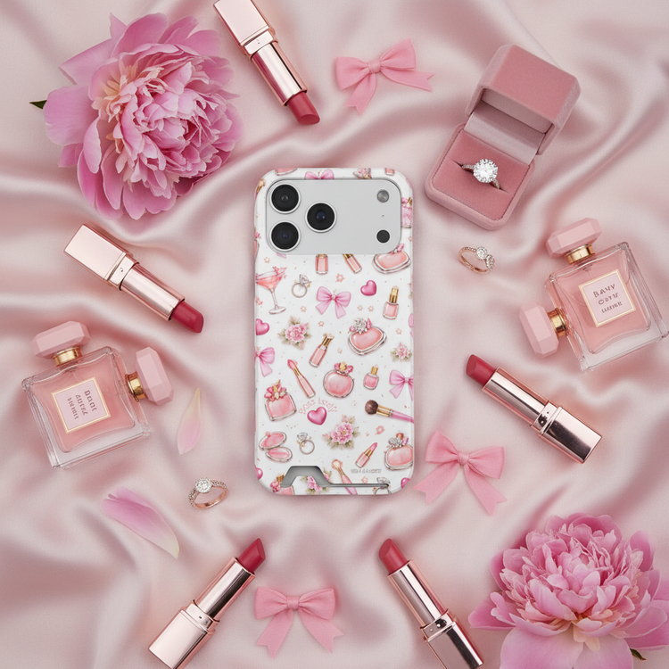 Floral Rose AirPod Case, Pink Vintage Rosebud Protective Cover – Shamo's